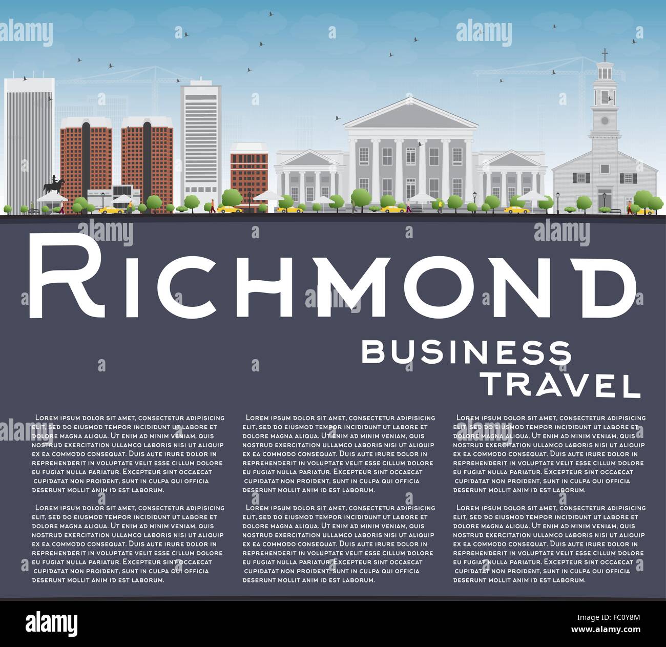 Downtown richmond virginia Stock Vector Images - Alamy