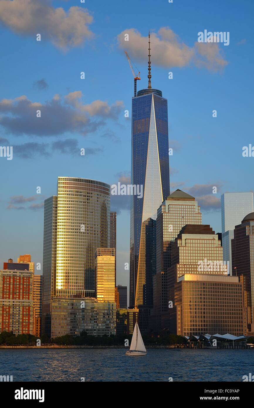 Freedom tower lights hi-res stock photography and images - Alamy