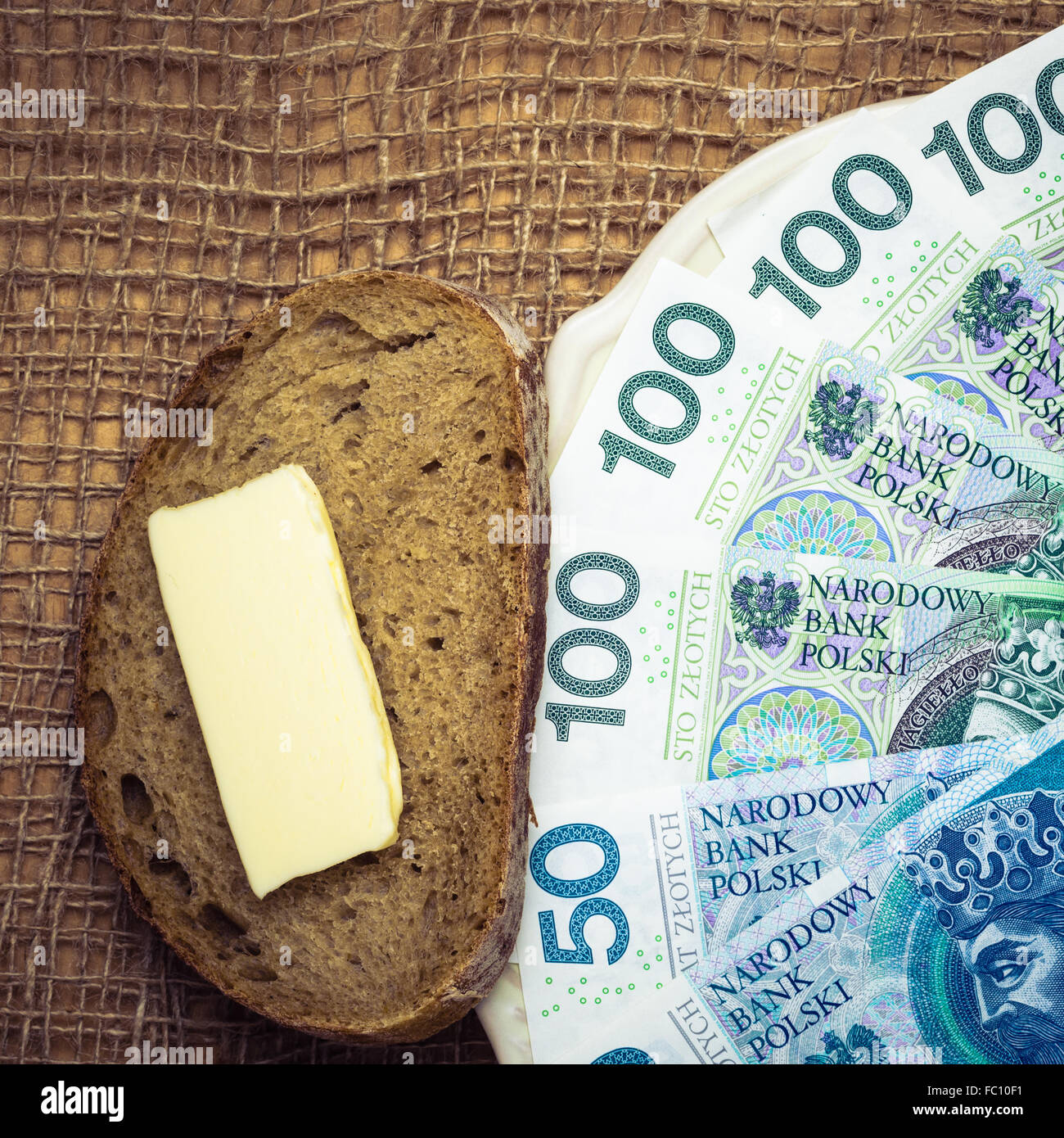 Money bread hi-res stock photography and images - Alamy
