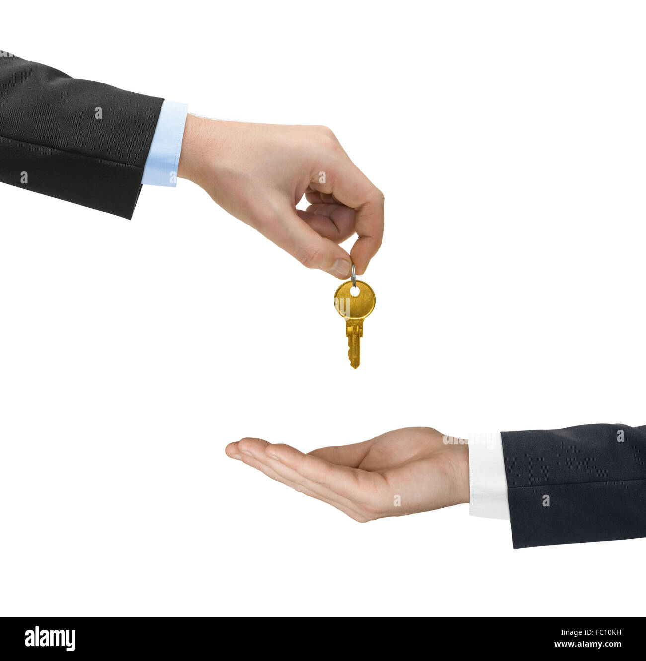 Human hand opening door Cut Out Stock Images & Pictures - Alamy