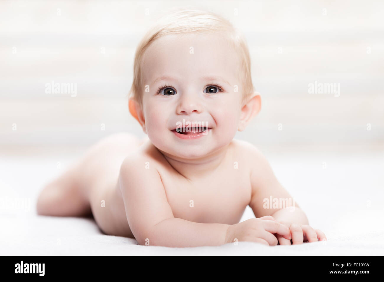 Little cute newborn baby child Stock Photo - Alamy