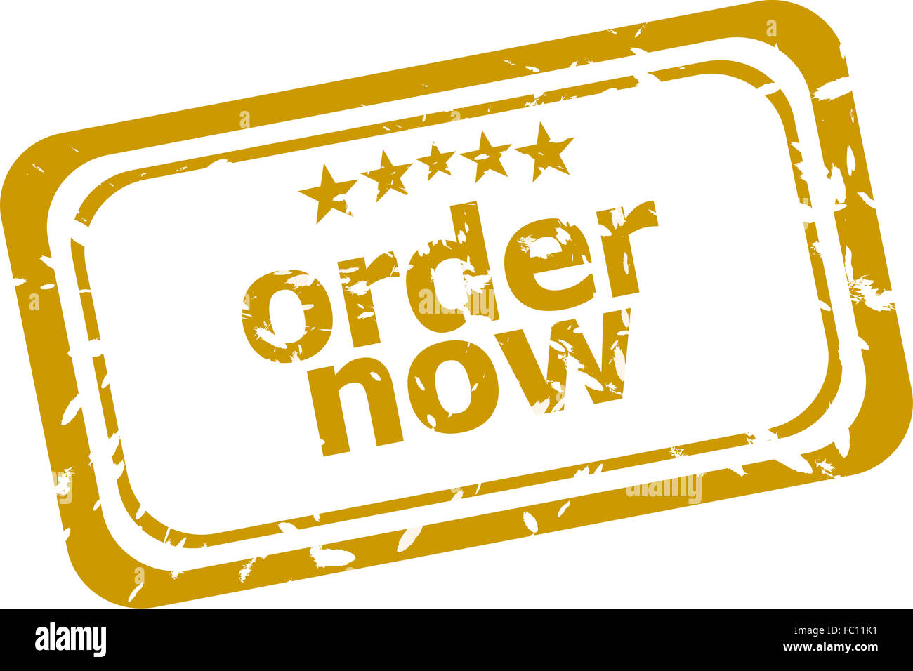 order now stamp isolated on white background Stock Photo - Alamy