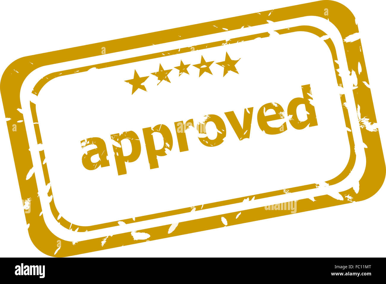 approved stamp isolated on white background Stock Photo - Alamy