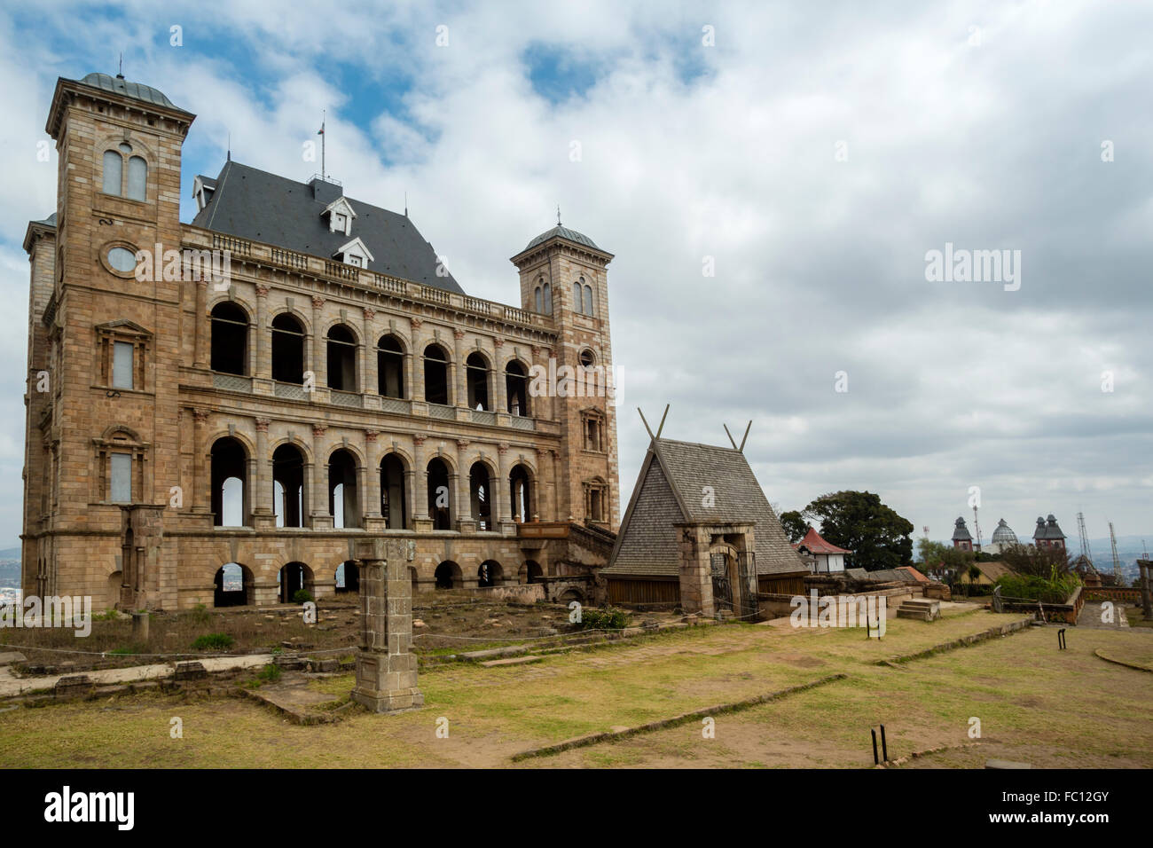 The Queen s palace Rova,uppertown, Antananarivo, Madagascar Stock Photo ...
