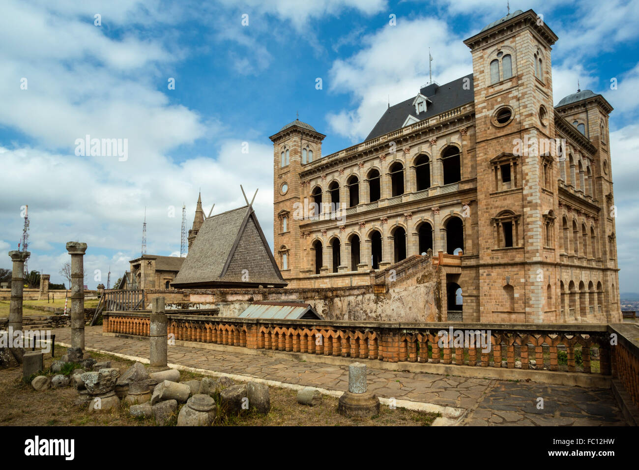 The Queen s palace Rova,uppertown, Antananarivo, Madagascar Stock Photo ...
