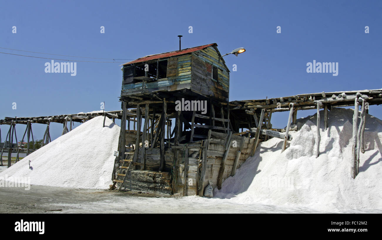weathered salt refinery Stock Photo - Alamy