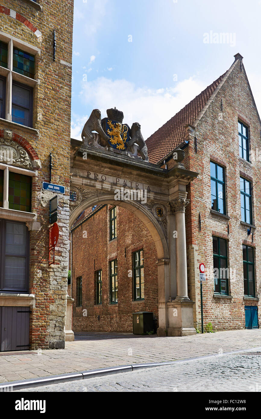 Oude Burg, Bruges, Belgium Stock Photo - Alamy