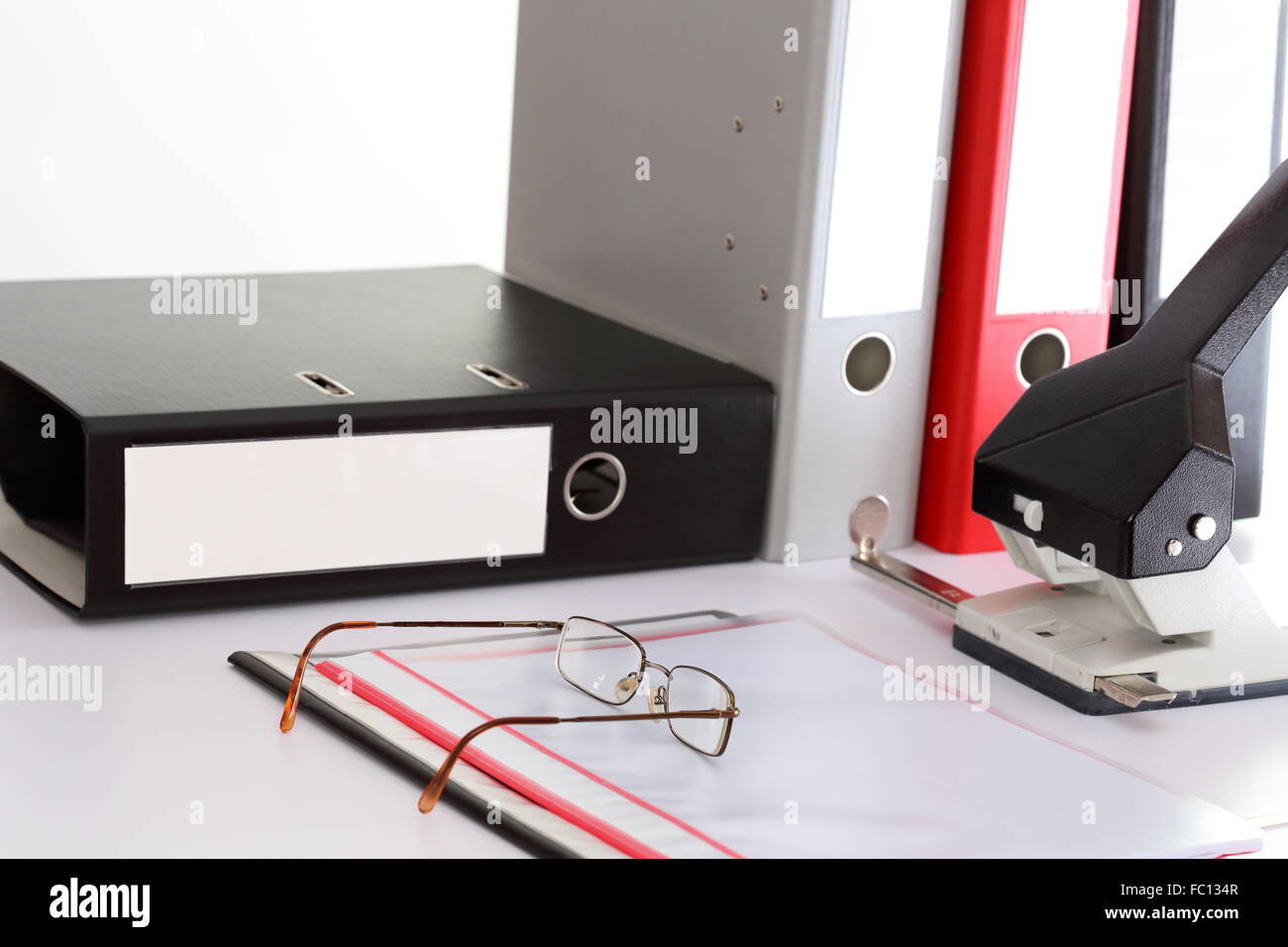 different office tools Stock Photo - Alamy