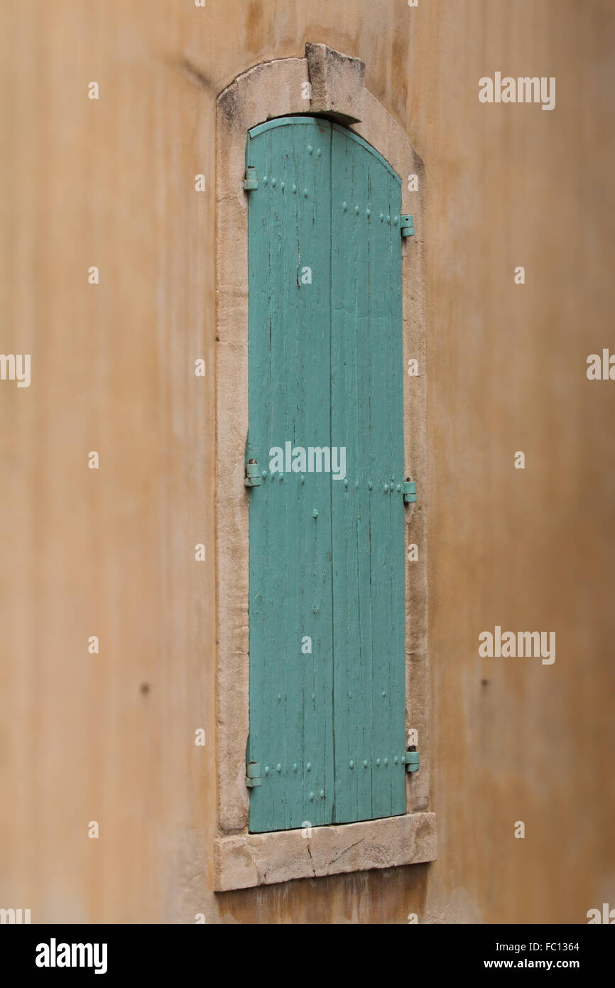 coloured window shutters Stock Photo - Alamy