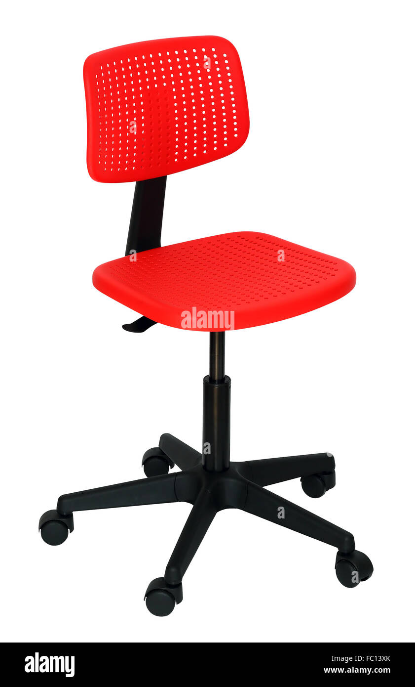 Red office chair hi-res stock photography and images - Alamy