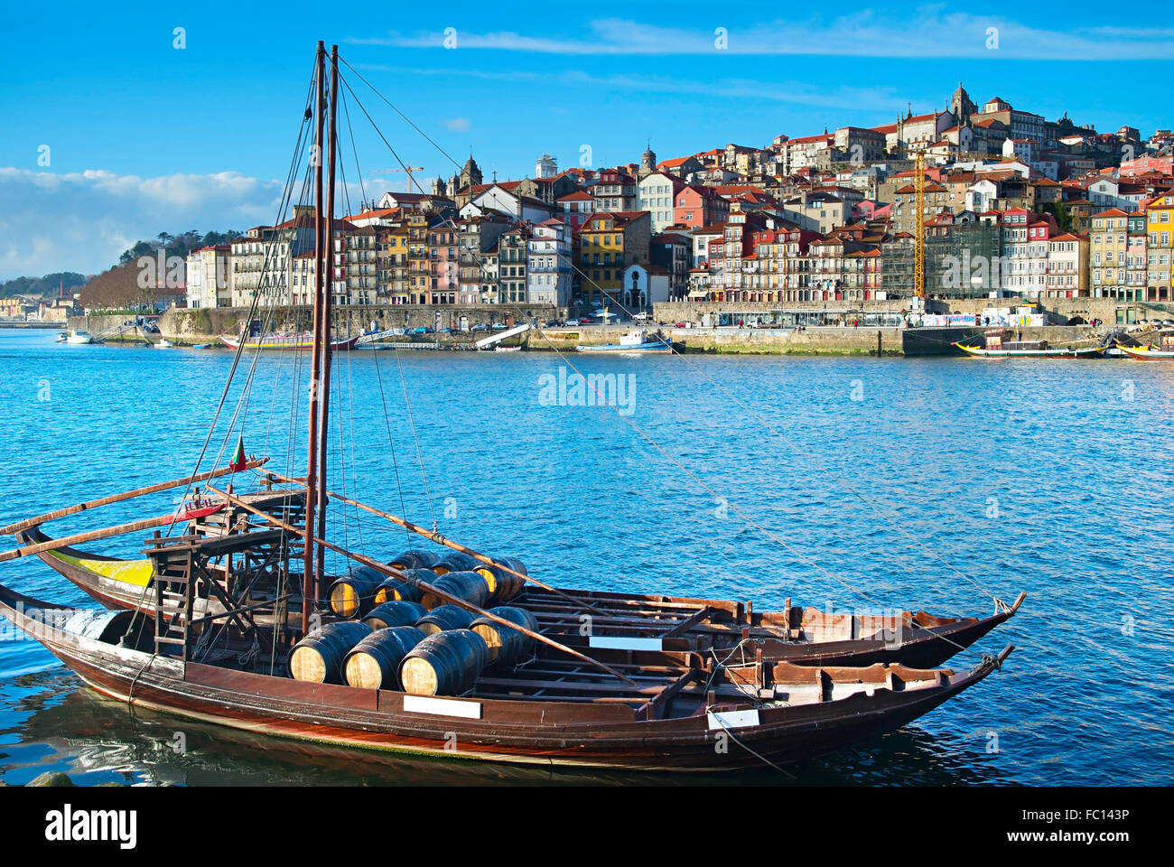 Traditional Porto scene. Portugal Stock Photo - Alamy