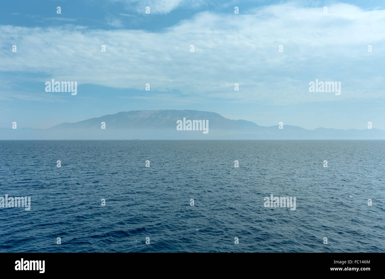 Summer sea view (Greece Stock Photo - Alamy