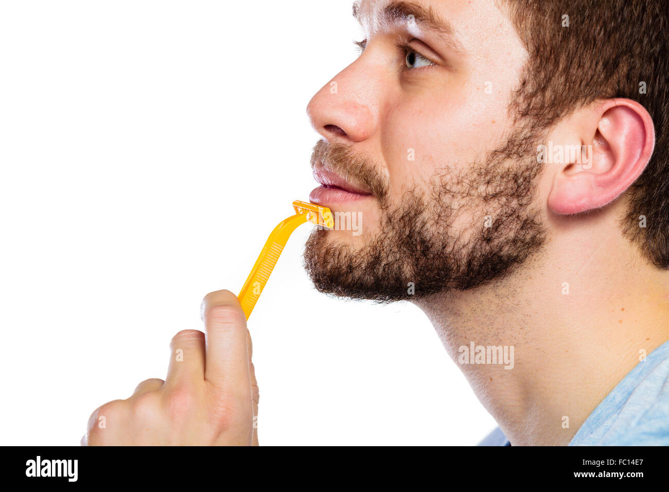 Hand face profile model hi-res stock photography and images - Alamy