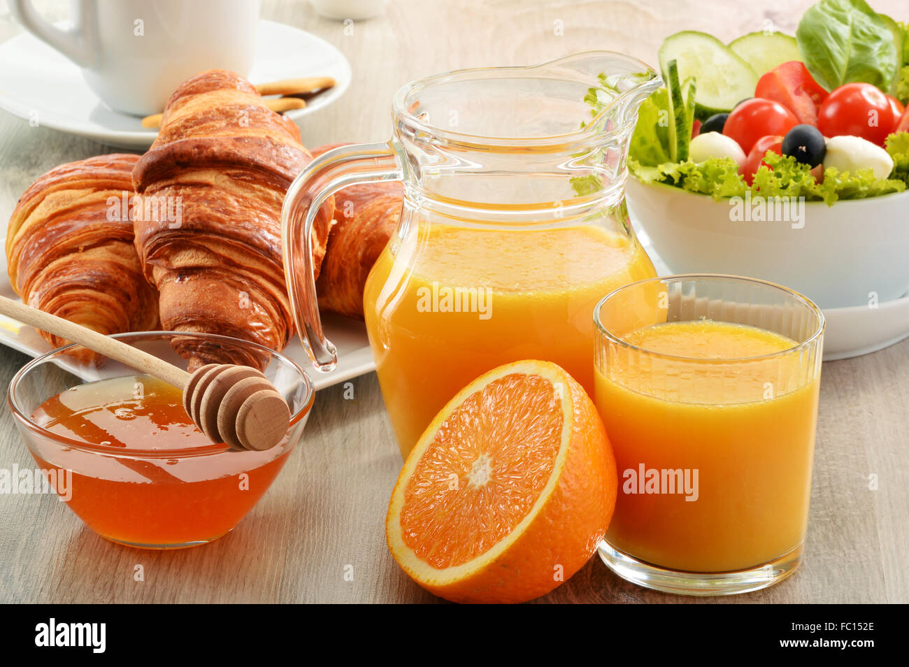 Breakfast with coffee Stock Photo - Alamy