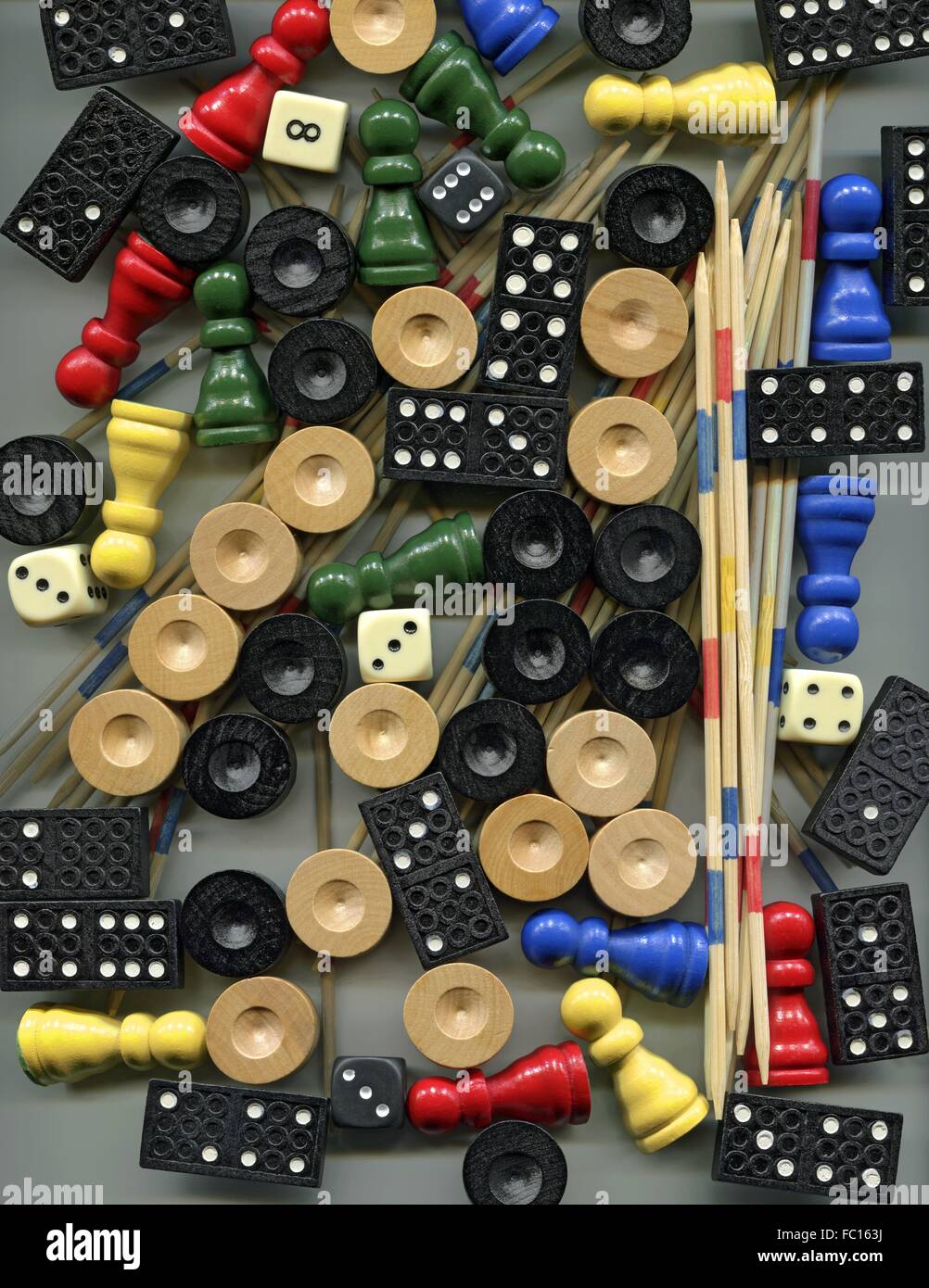 stones for different games Stock Photo - Alamy