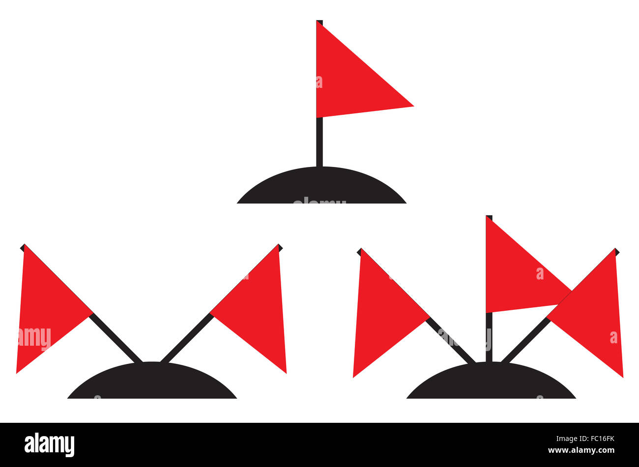 Flags of different Cut Out Stock Images & Pictures - Alamy