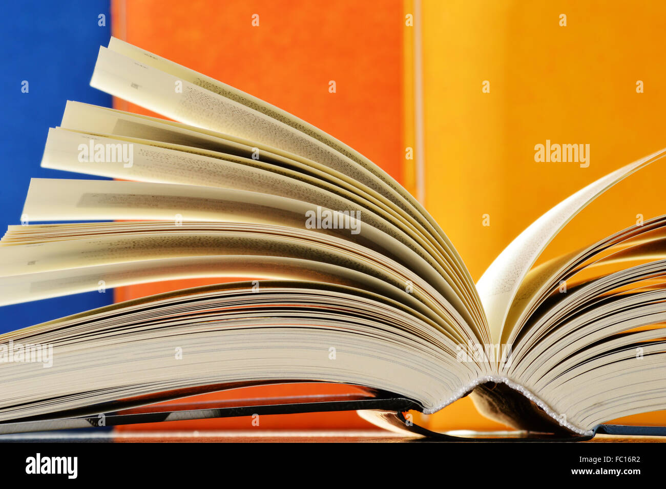 Composition with books in the library Stock Photo - Alamy