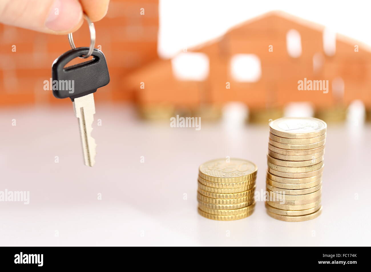 house and key symbol Stock Photo - Alamy