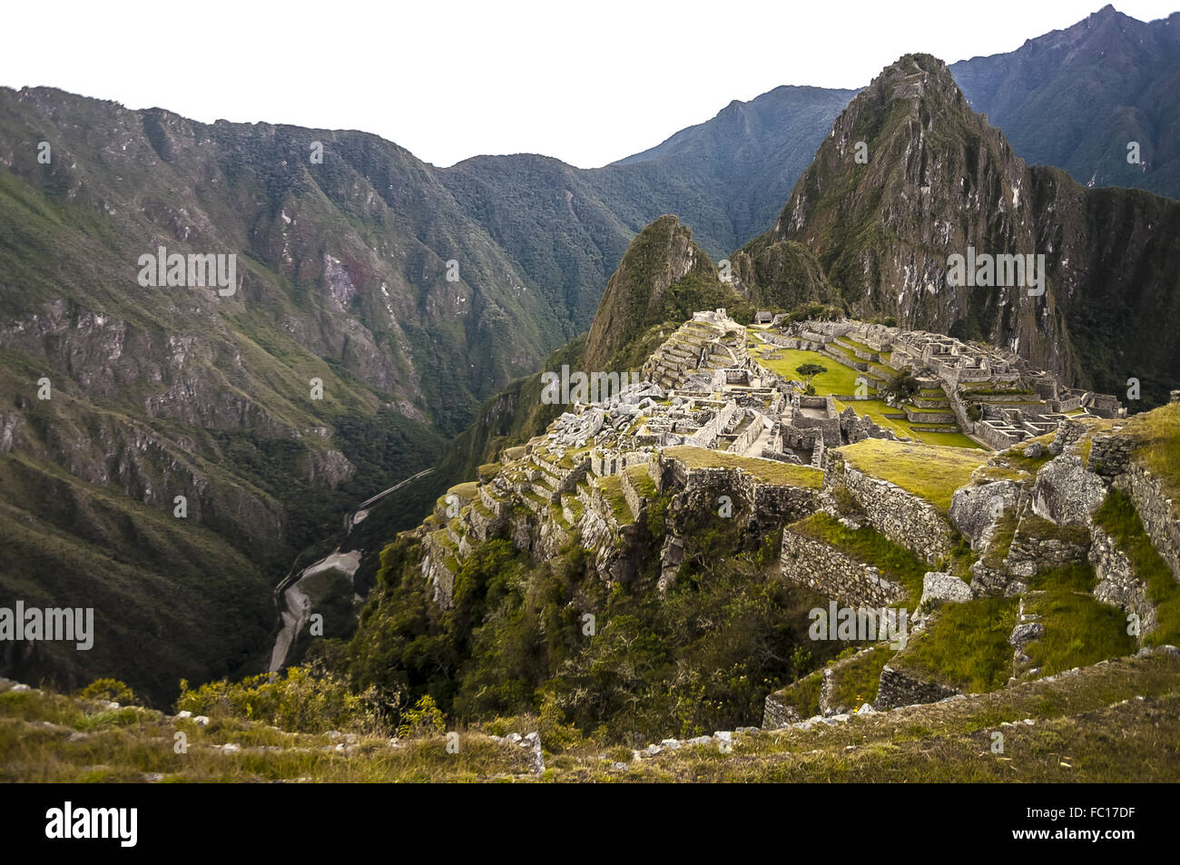 Machu Picchu view in early morning Stock Photo - Alamy