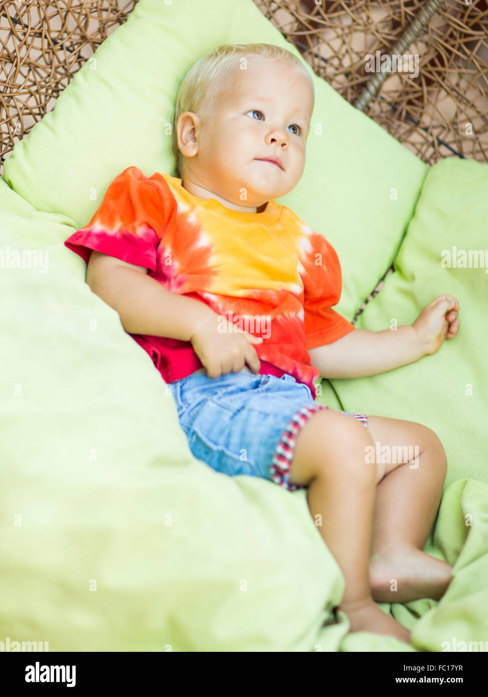 Relaxing baby hi-res stock photography and images - Alamy