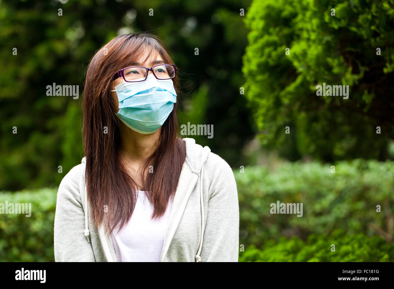 Influenza treatment woman hi-res stock photography and images - Alamy