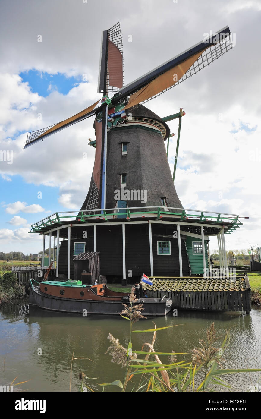 A picturesque windmill Stock Photo - Alamy
