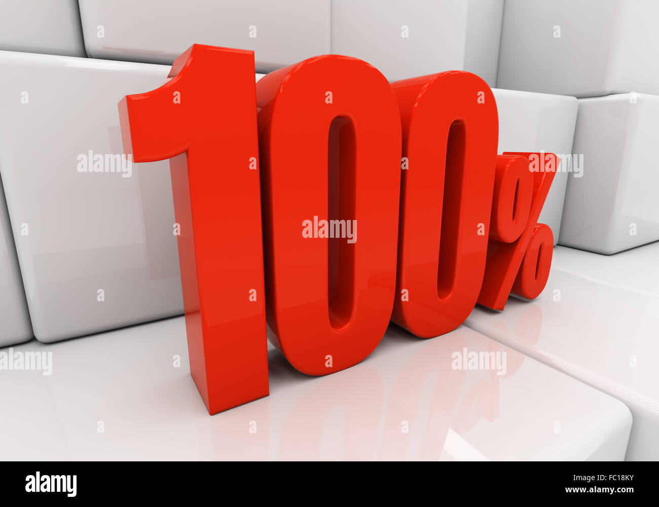 3D 100 percent Stock Photo - Alamy