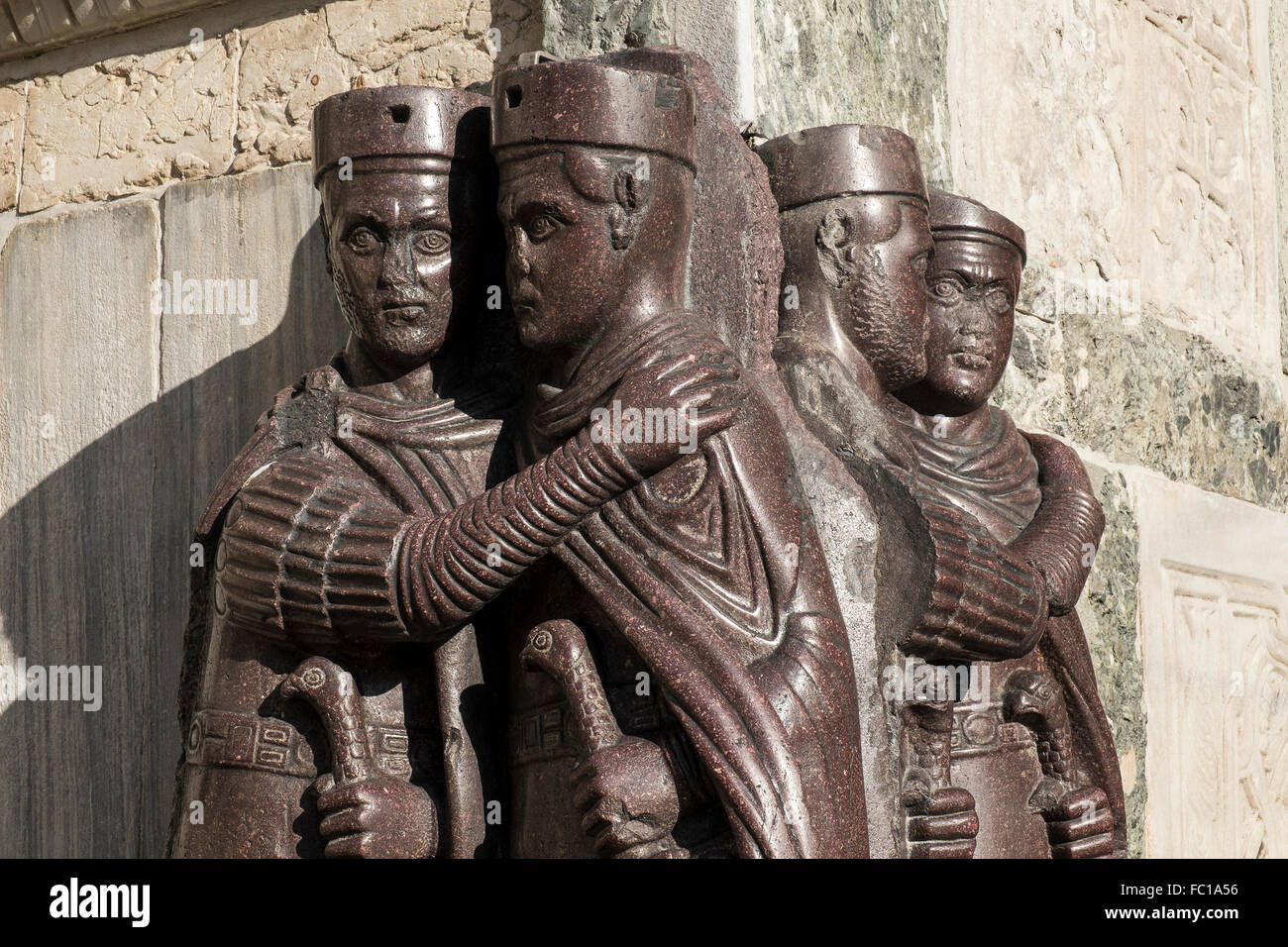 the Portrait of the Four Tetrarchs in Venice Stock Photo - Alamy