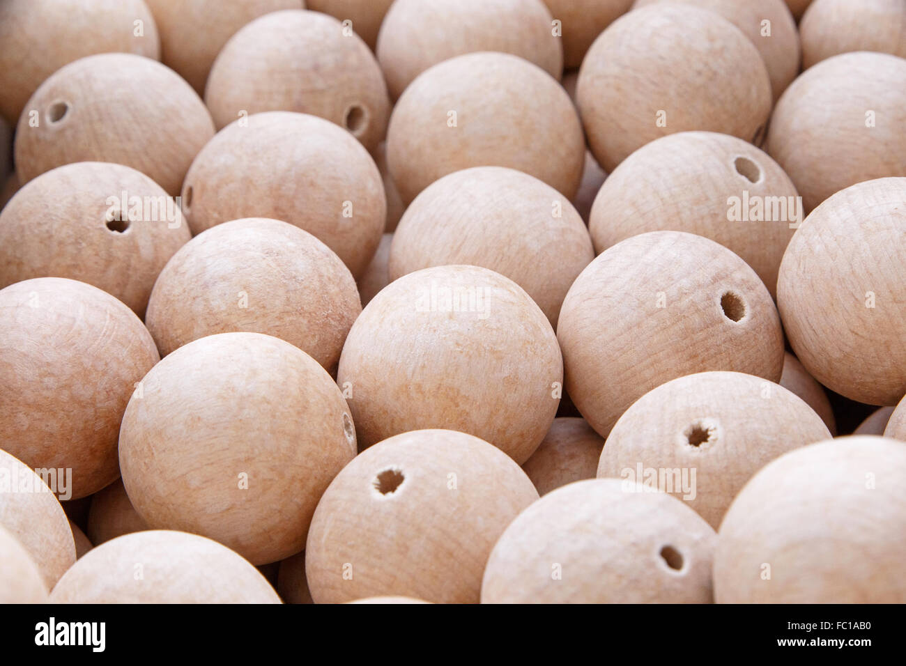 close up of wooden beads Stock Photo - Alamy