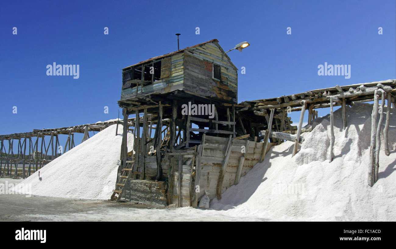 caribbean salt refinery Stock Photo - Alamy
