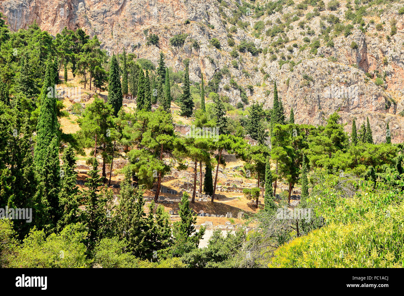 Oracle of Delphi Stock Photo - Alamy