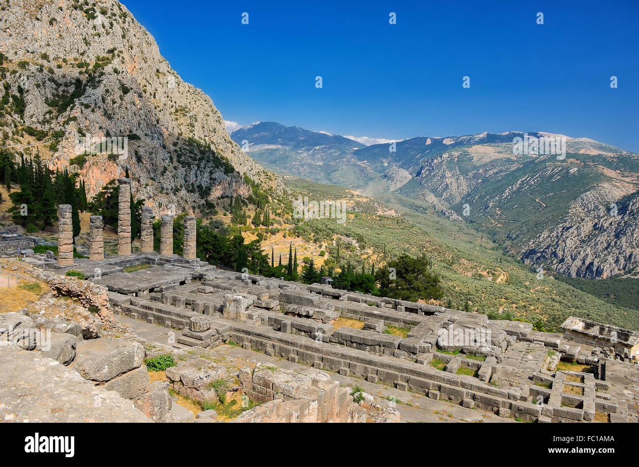 Oracle of Delphi Stock Photo - Alamy