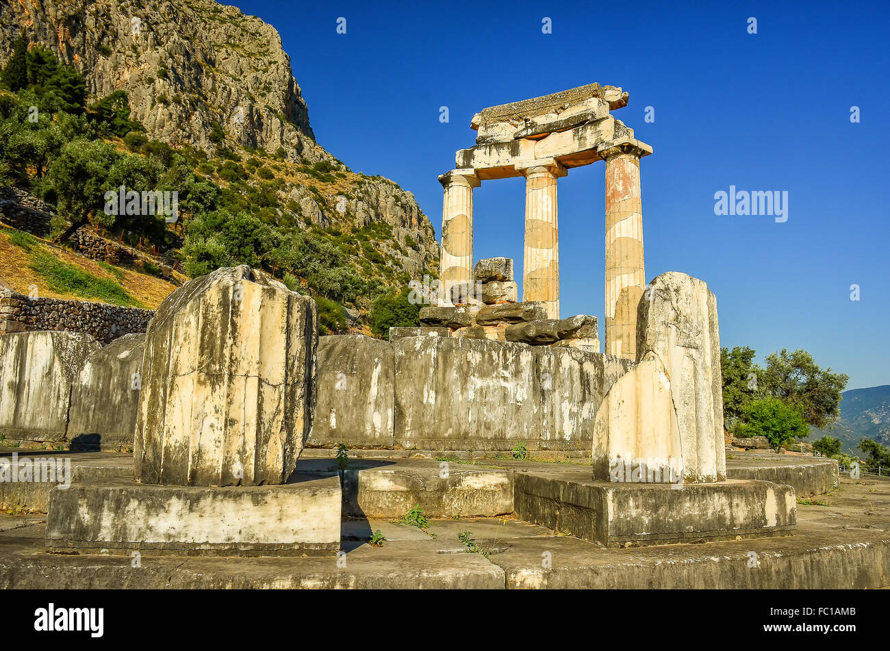 Oracle of Delphi Stock Photo - Alamy