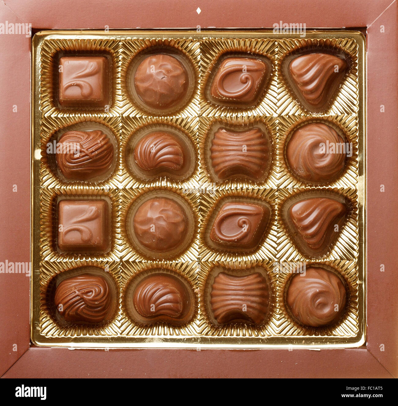Chocolate sweets close up Stock Photo - Alamy