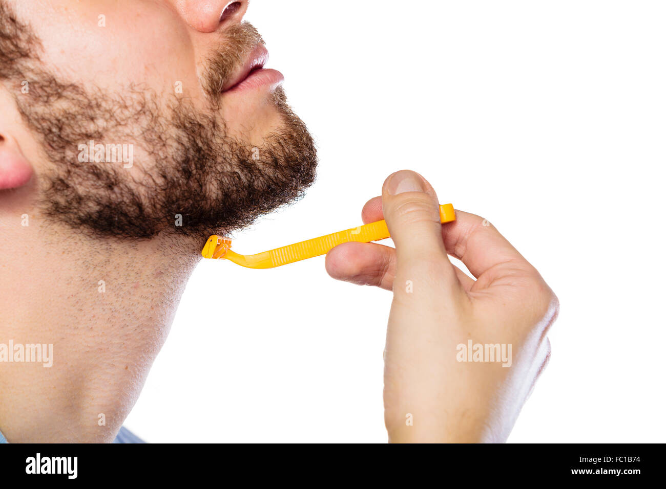Hand face profile model hi-res stock photography and images - Alamy