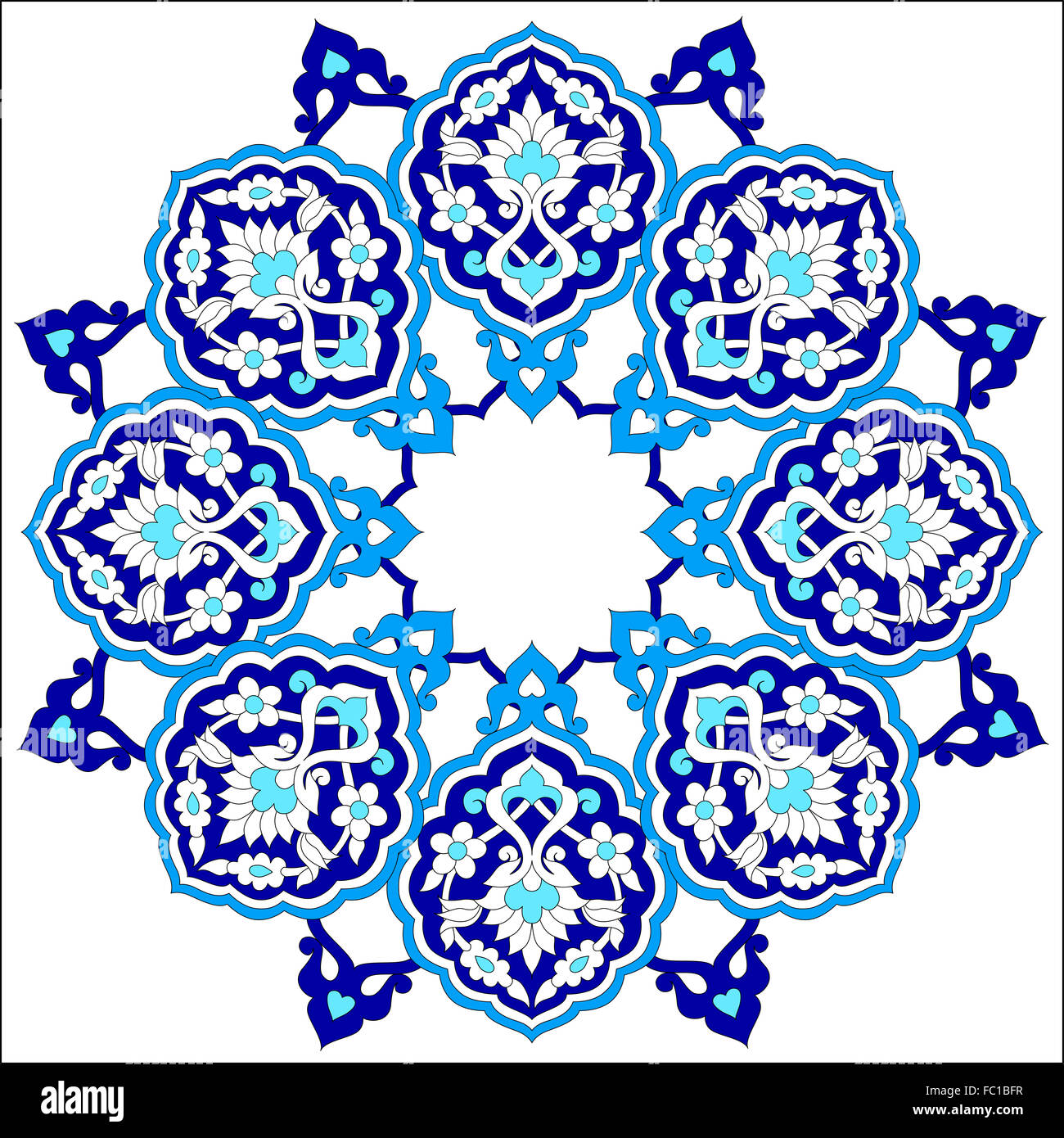 artistic ottoman pattern series seventy nine Stock Photo - Alamy