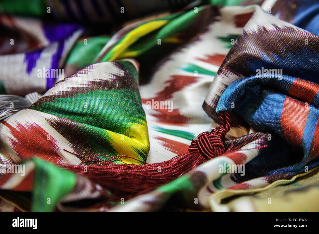 Ikat textile hi-res stock photography and images - Alamy