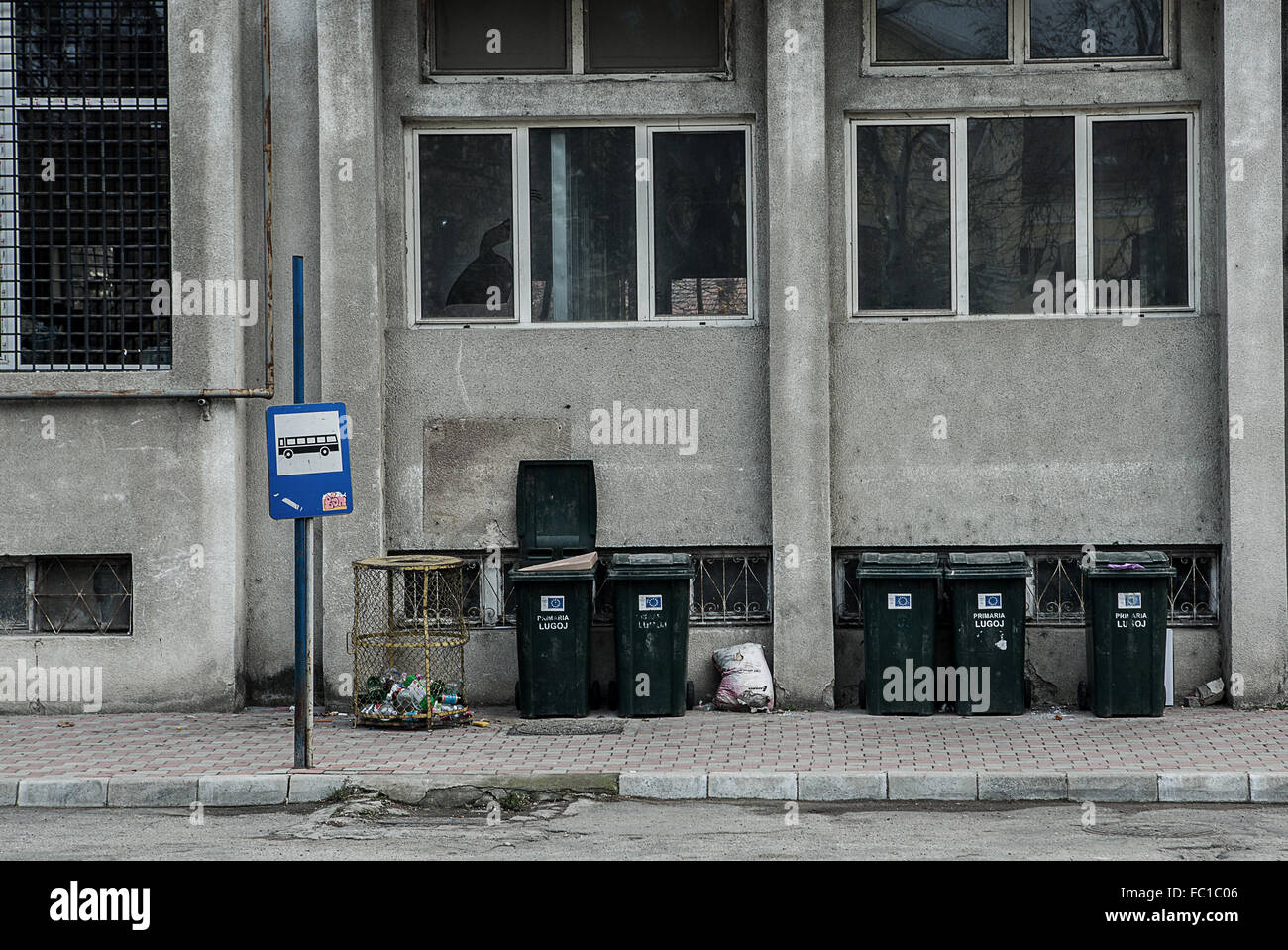 Broken bus stop hi-res stock photography and images - Alamy