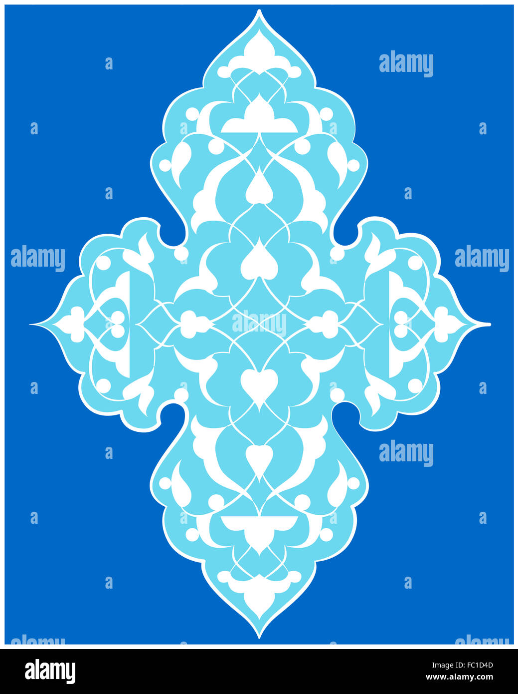 artistic ottoman pattern series seventy four Stock Photo - Alamy