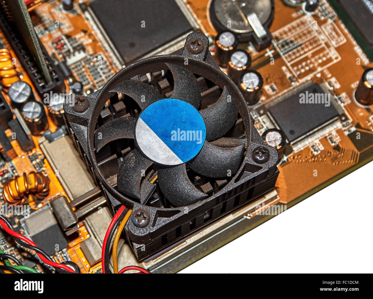 Part of motherboard Stock Photo - Alamy