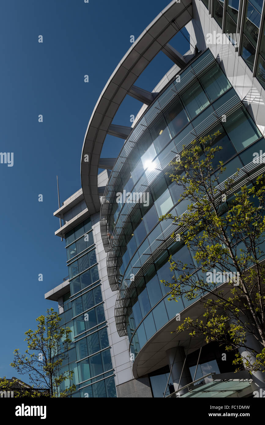 Office Building Edinburgh Blue Sky Stock Photo - Alamy