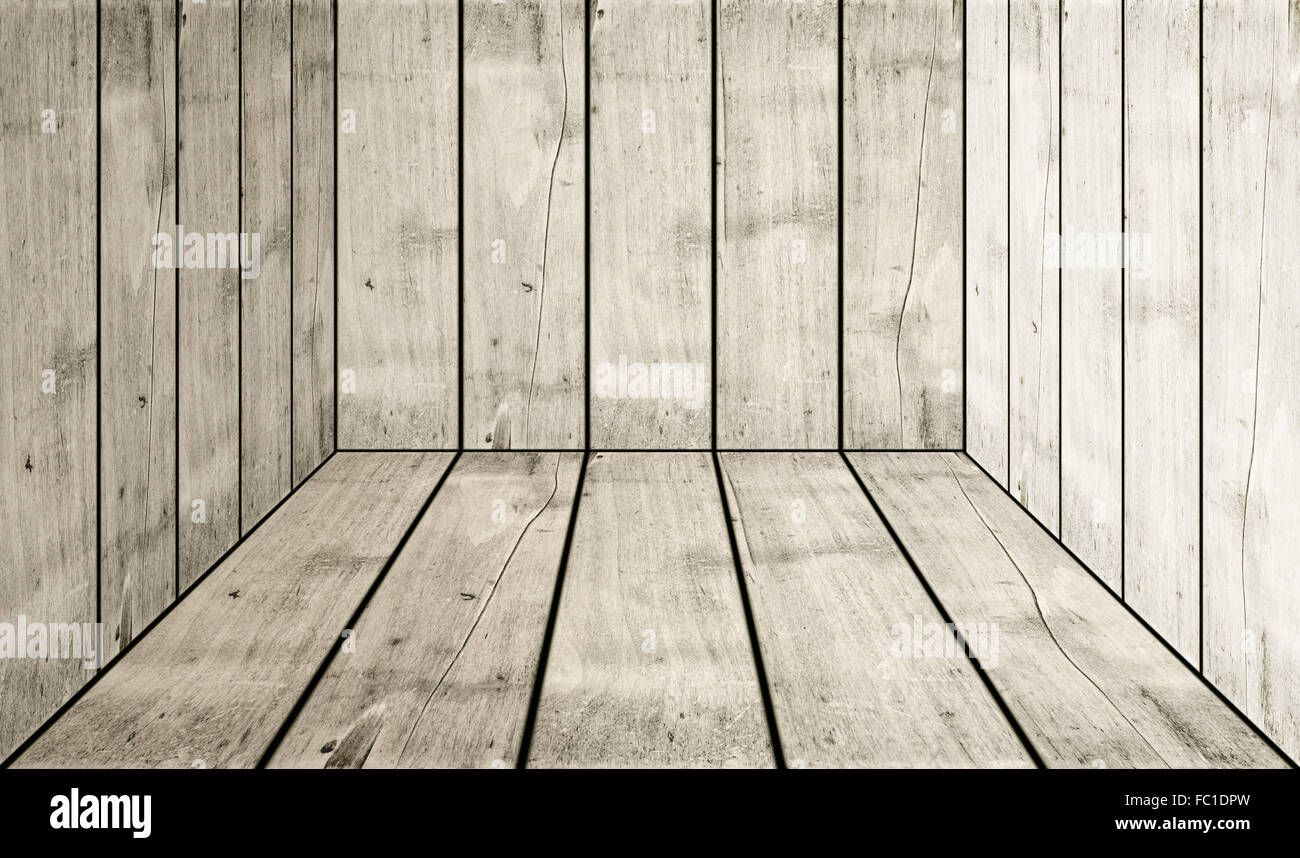 Old white wood box background Stock Photo - Alamy