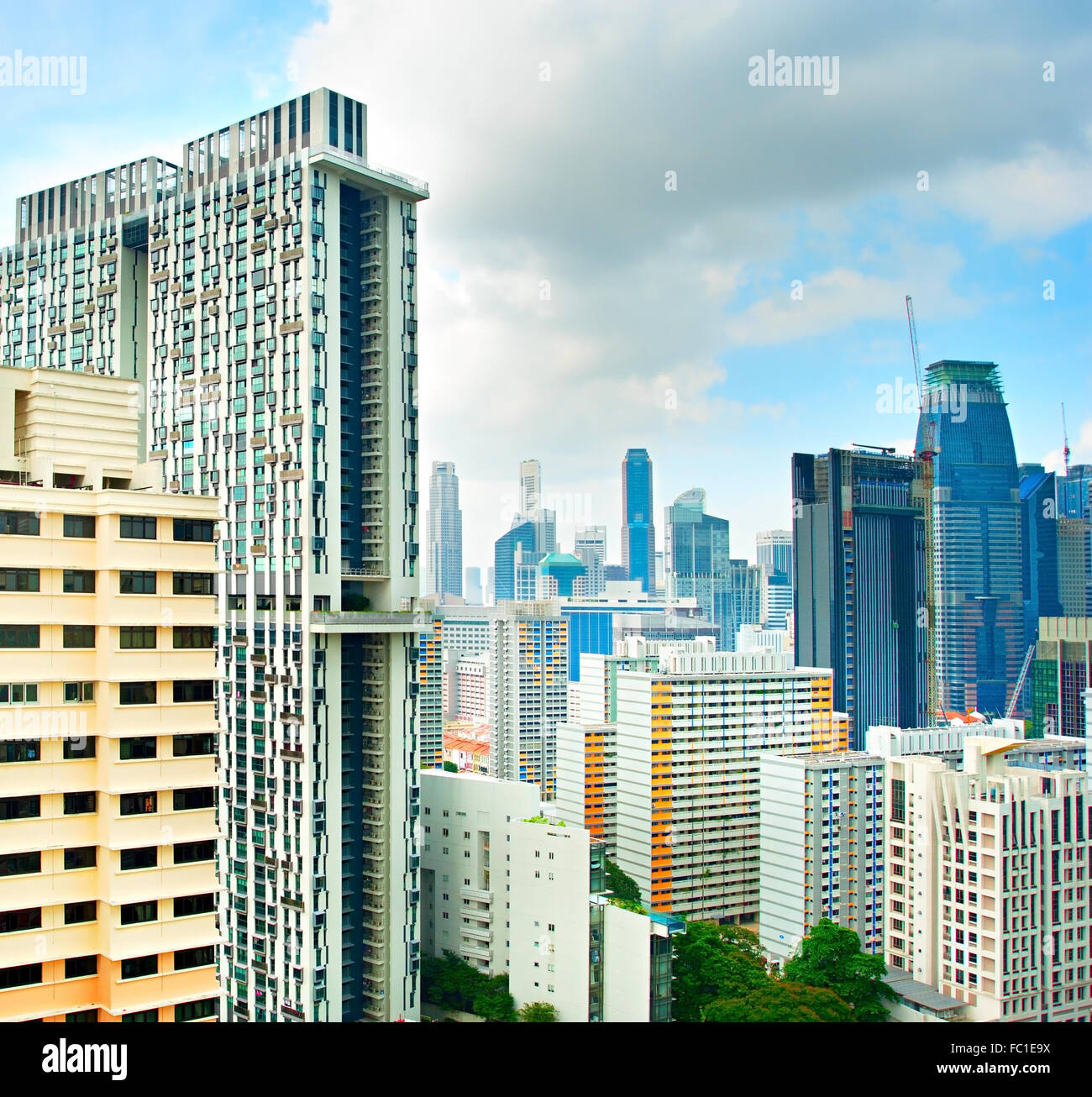 Singapore buildings hi-res stock photography and images - Alamy