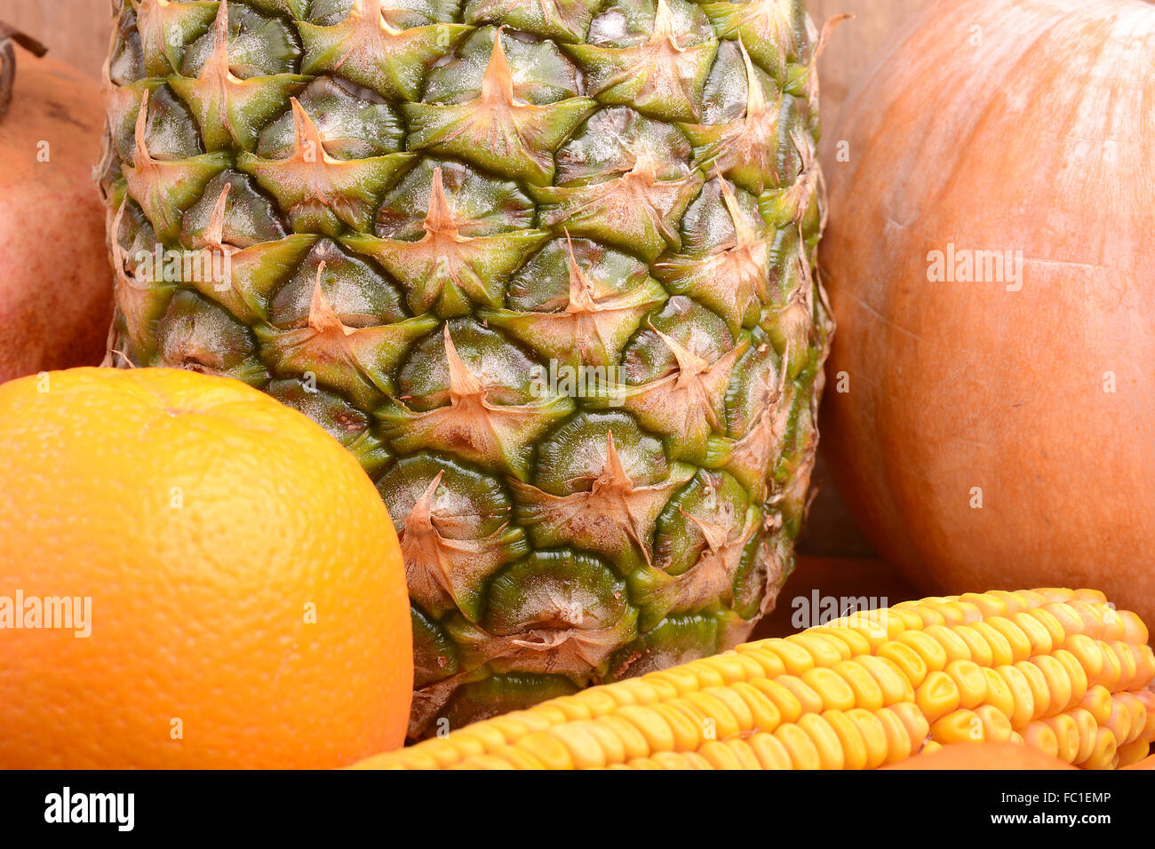 Orange and pineapple hi-res stock photography and images - Alamy