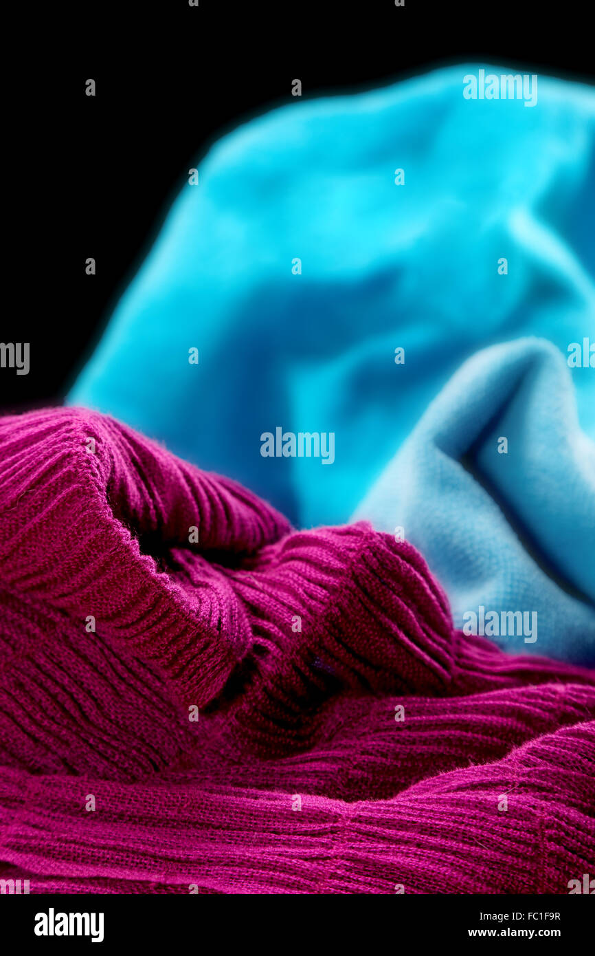 Violet folded fabric hi-res stock photography and images - Alamy