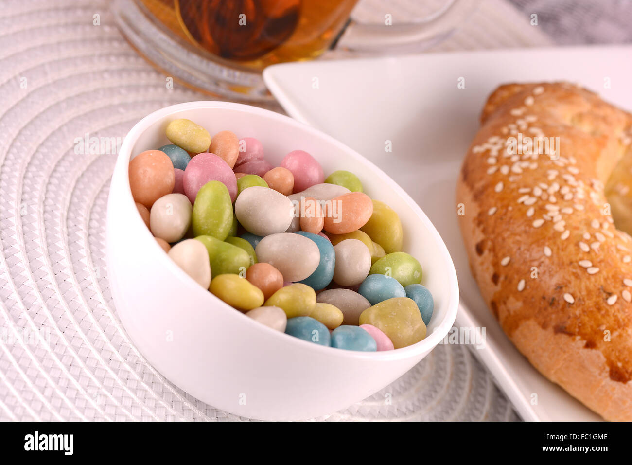 candies and sweet cake Stock Photo - Alamy