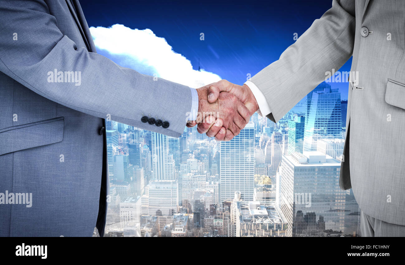 Shaking suit hi-res stock photography and images - Alamy
