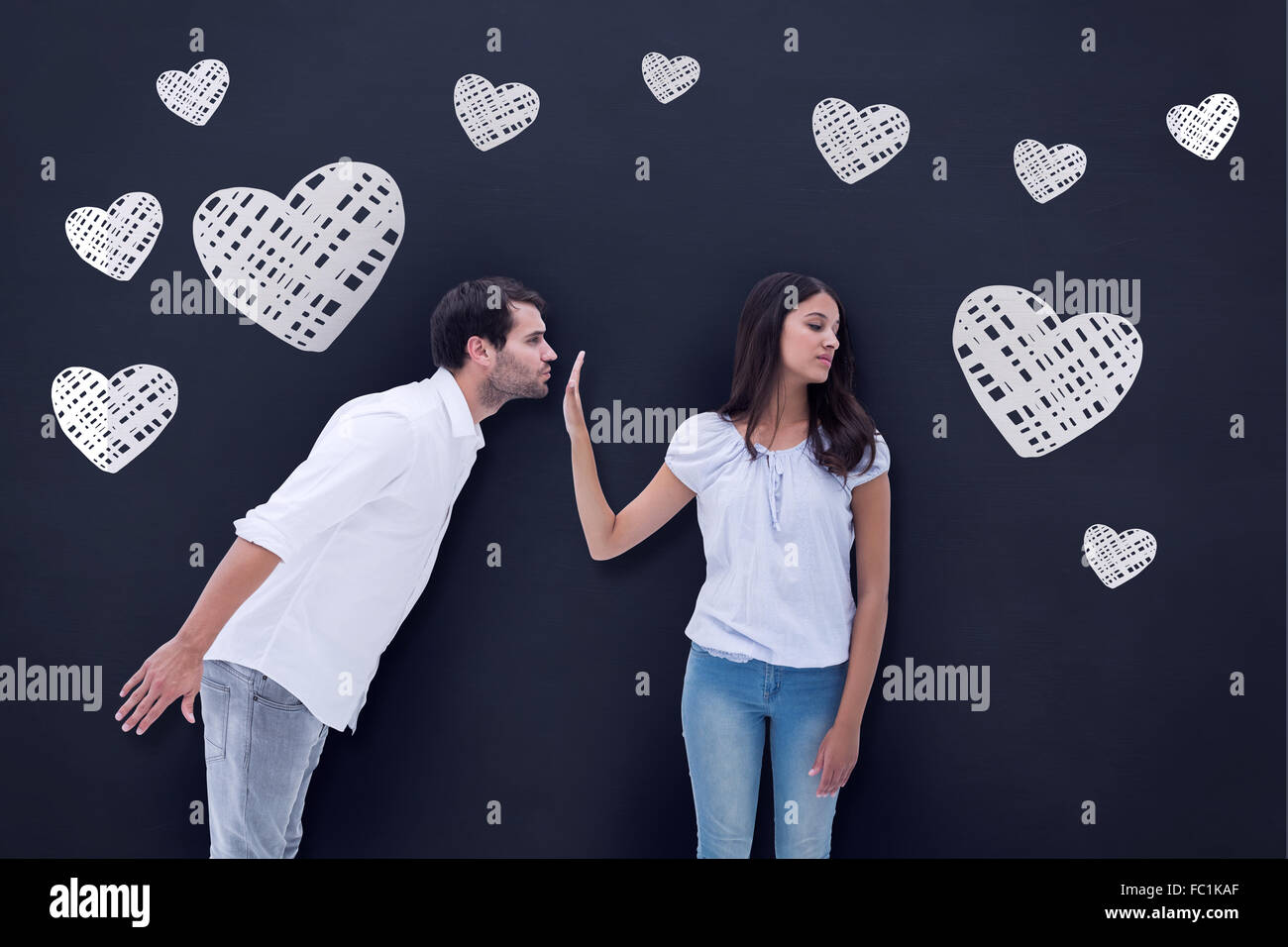 Uninterested man woman hi-res stock photography and images - Alamy