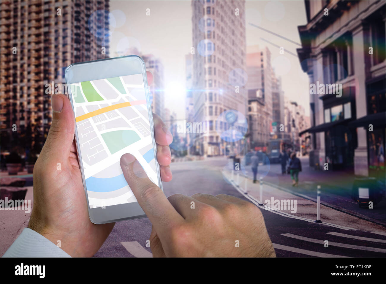 Man holding map hi-res stock photography and images - Alamy