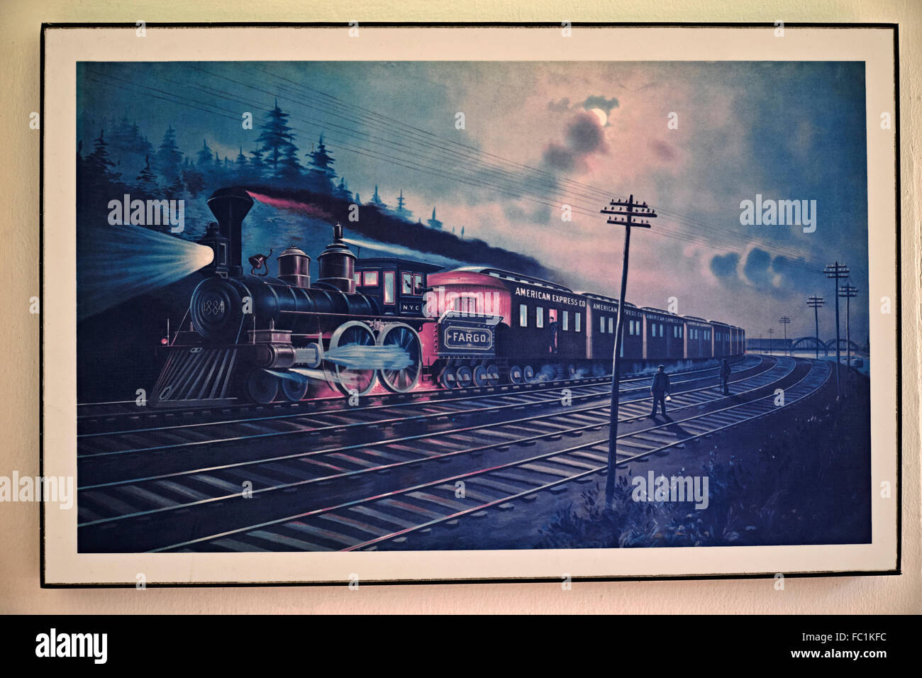 Vintage american steam locomotive hi-res stock photography and images ...